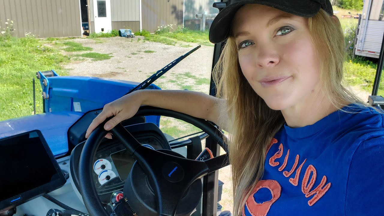 467 FIRST TIME Using Auto Steer: Seeding my Hayfield - Testing the ...