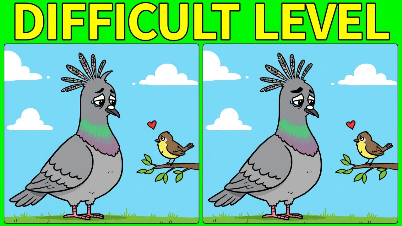 Spot the Difference: The ULTIMATE Brain Teaser! Can YOU find all 15 ...