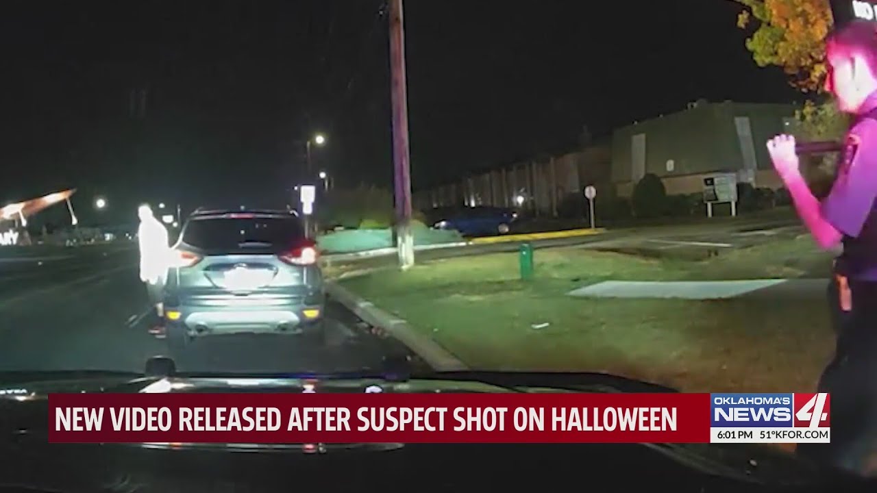 New video released after suspect shot on Halloween - YouTube