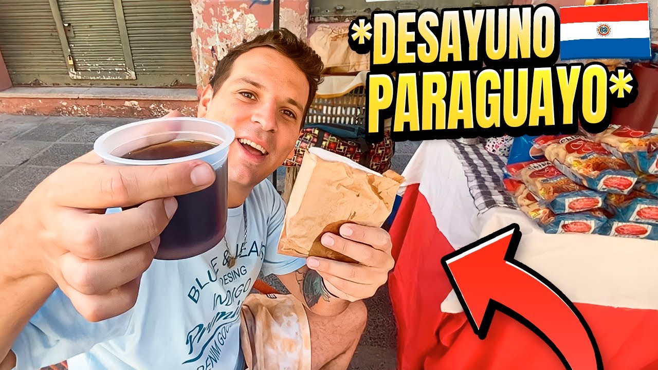 PROBANDO EL TÍPICO “DESAYUNO PARAGUAYO” 🇵🇾 CHIPA Y COCIDO 👈 - YouTube