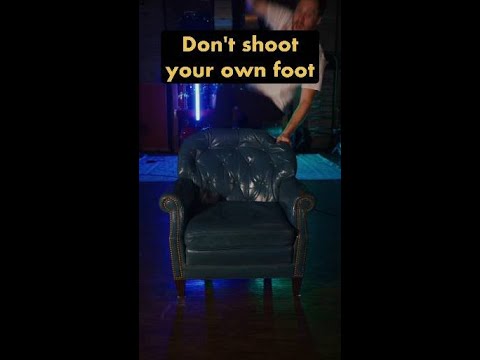 Dont Shoot Your Own Foot #shorts - YouTube