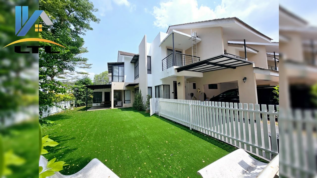 Lake Edge Puchong Big 2 storey Corner House 55x85 Bigger Land & Good ...