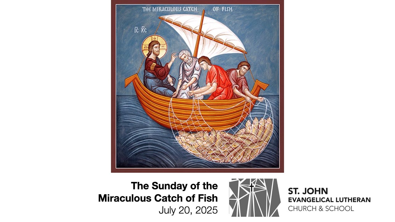 The Sunday of the Miraculous Catch of Fish — July 13, 2025 - YouTube