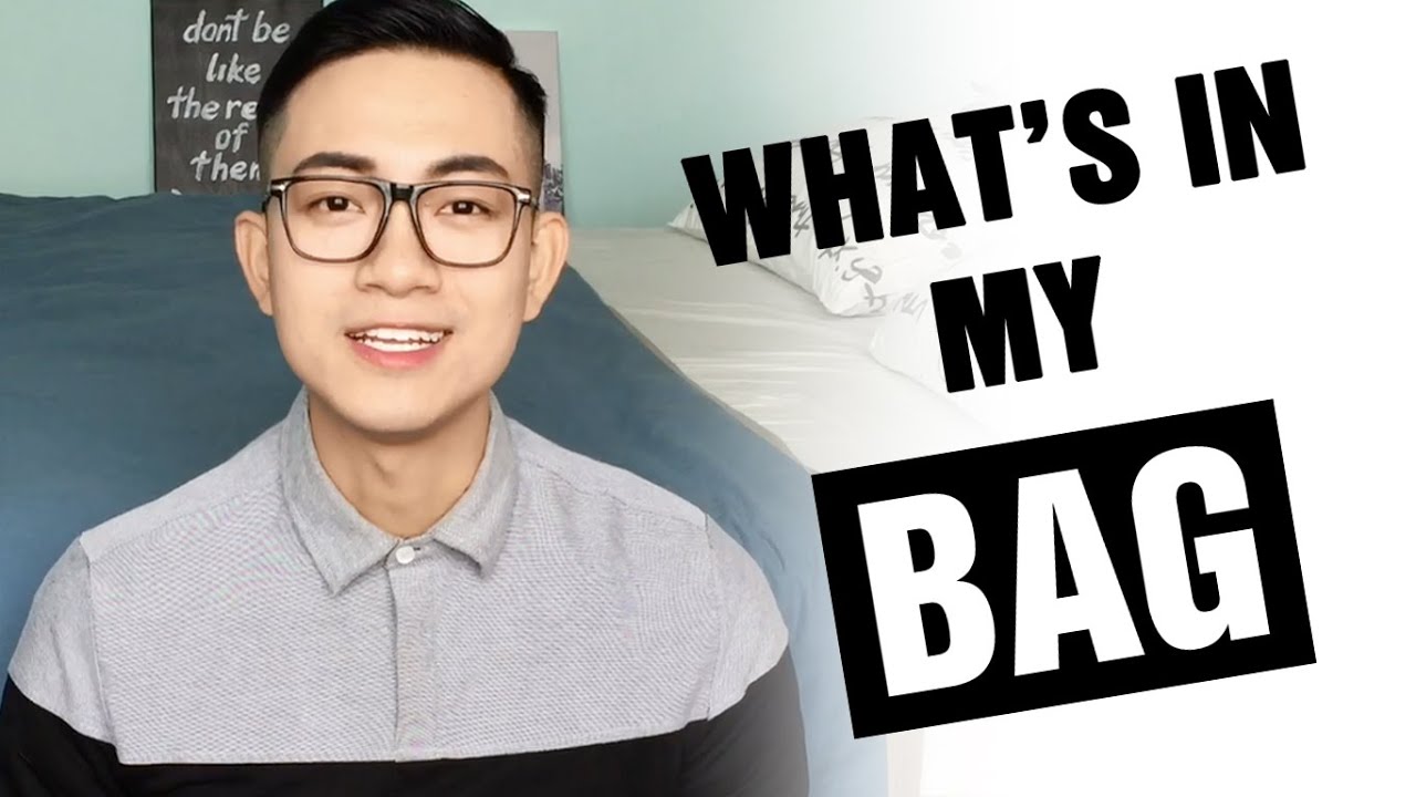 WHAT'S IN MY BAG (Men Edition) - YouTube