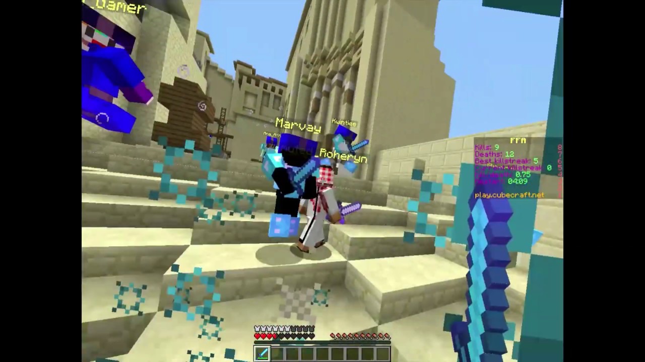Cubecraft Pvp Hacker Youtube