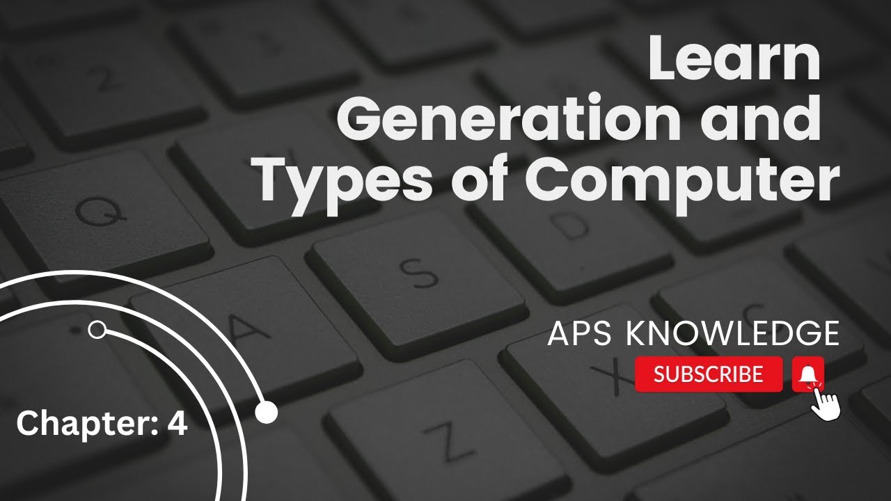 Generation of Computer 🧑‍💻| Types of Computer | 🟣Basic of Computer ...