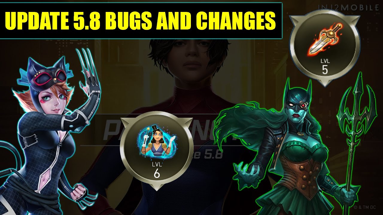 Update 5.8 All Known Bugs And Changes Injustice 2 Mobile - YouTube