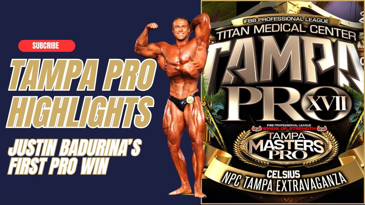 JUSTIN BADURINA WINS THE TAMPA PRO | CLASSIC PHYSIQUE HIGHLIGHTS - YouTube