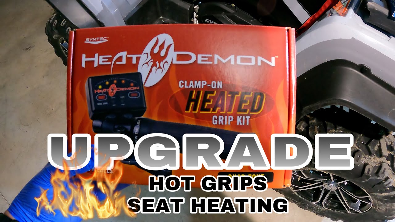 HEAT DEMON HOT GRIPS AND SHARK SEAT HEATING INSTALL CFMOTO 1000 - YouTube