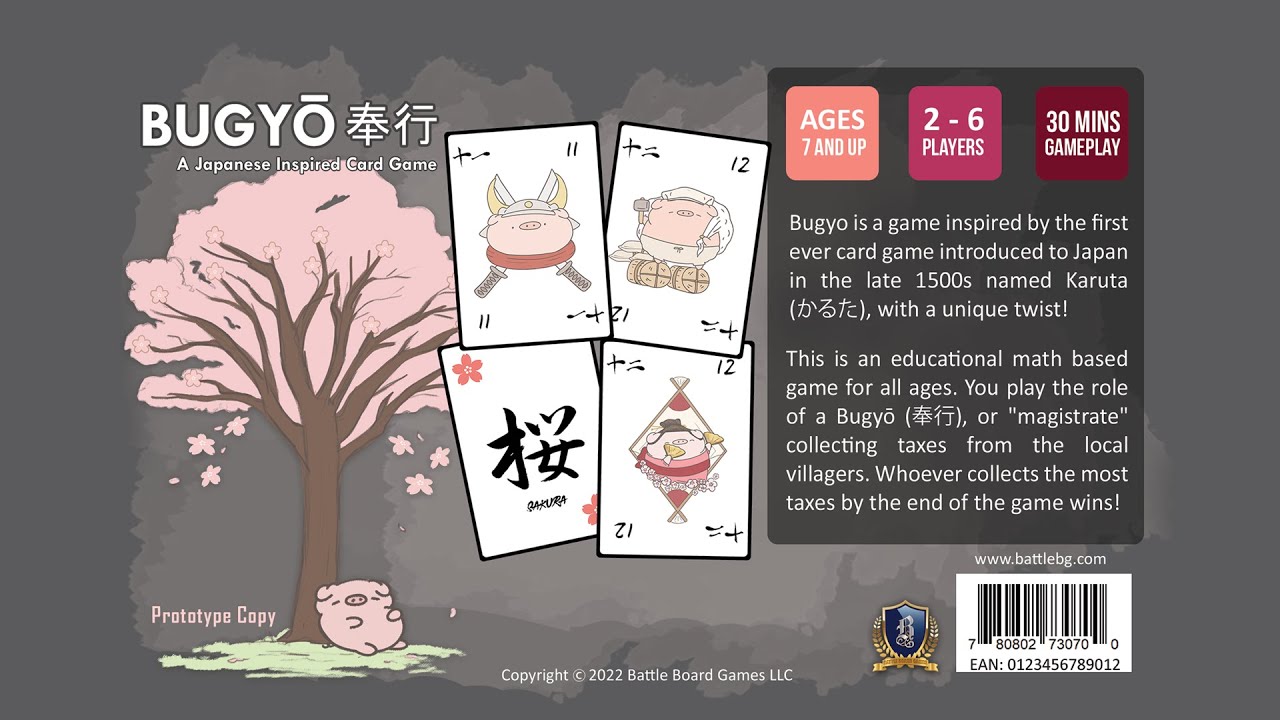 Learn to Play - Bugyo - Mental Math Card Game - YouTube