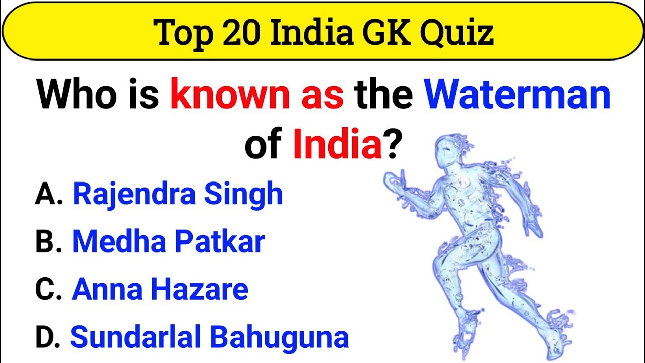 Gk in English | Top 20 Gk Questions | Gk Questions and Answers | Gk ...