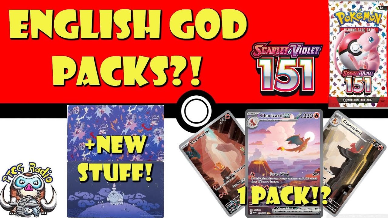 English "God" Packs in Scarlet & Violet 151!? This is BIG! & New Stuff ...