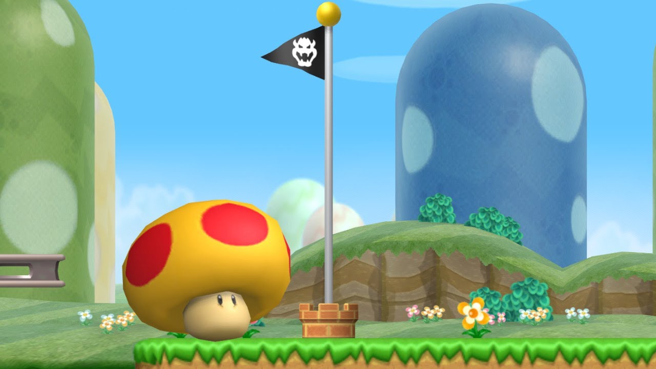 Giant New Super Mario Bros. Wii Mega Mushroom Edition - Walkthrough ...