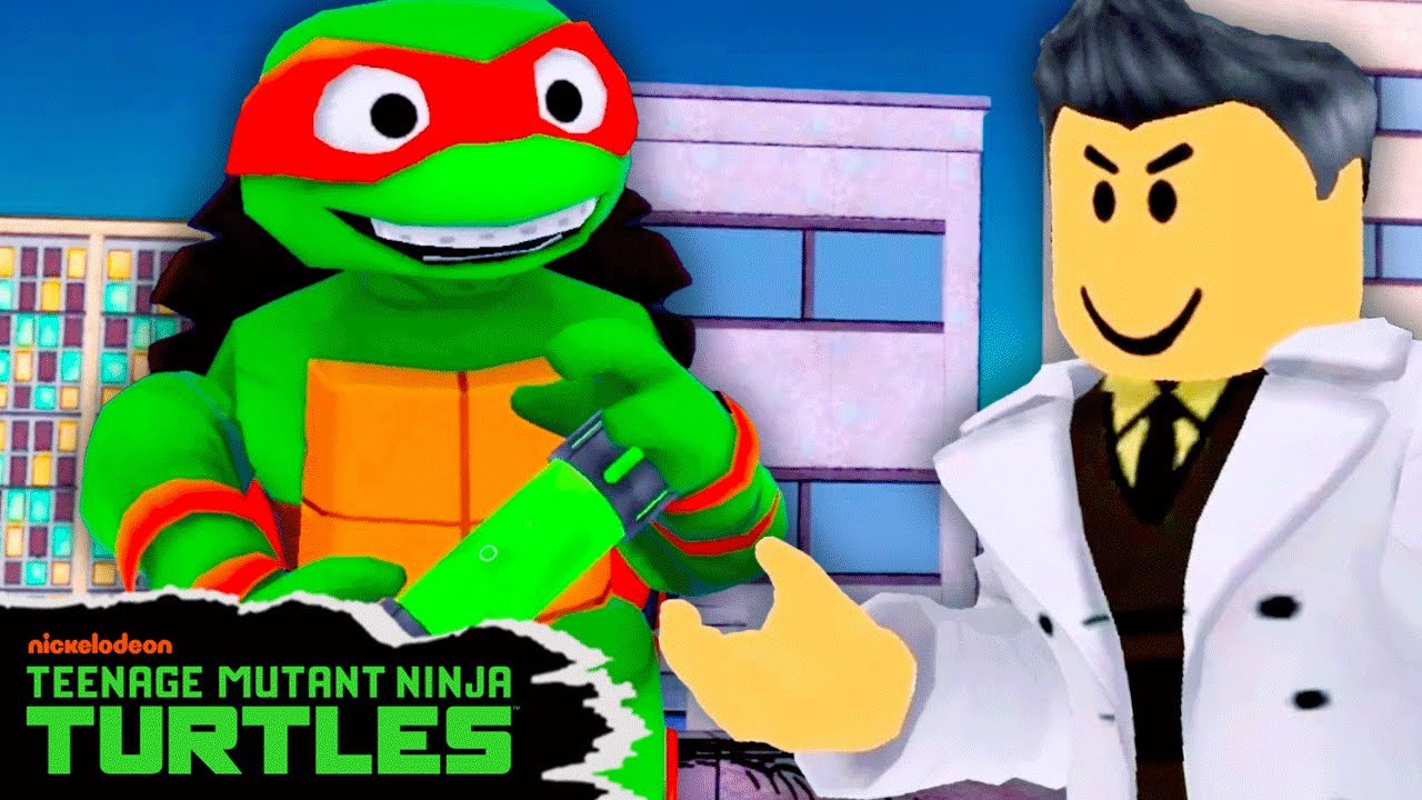 Roblox Ninja Turtles Fight An EVIL Monkey in a Video Game! 🐒 | "Monkey ...