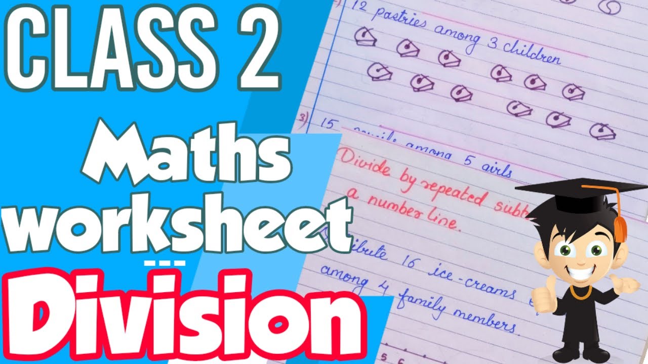 Class 2 maths worksheet for Division sums practice | class 2 maths in ...