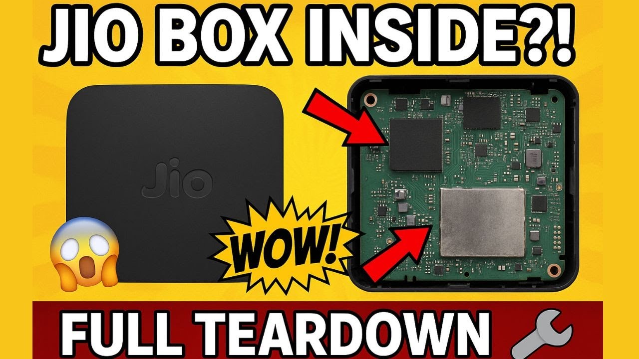 🔧 Jio Set Top Box Teardown | Inside Look at Jio STB Hardware ...