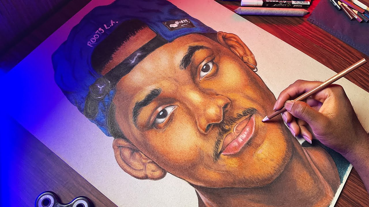 Drawing Will Smith ( Fresh Prince of Bel-Air ) - YouTube