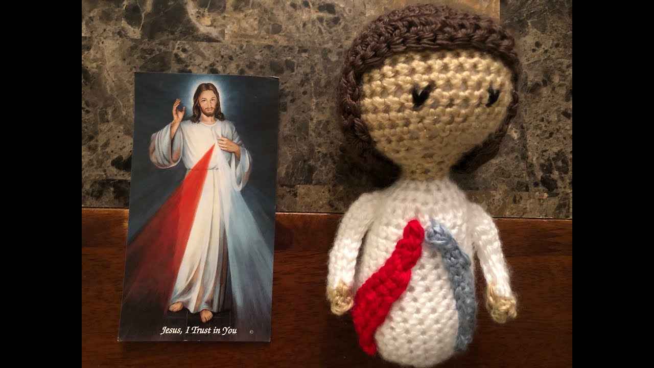 Crochet Divine Mercy Jesus - YouTube
