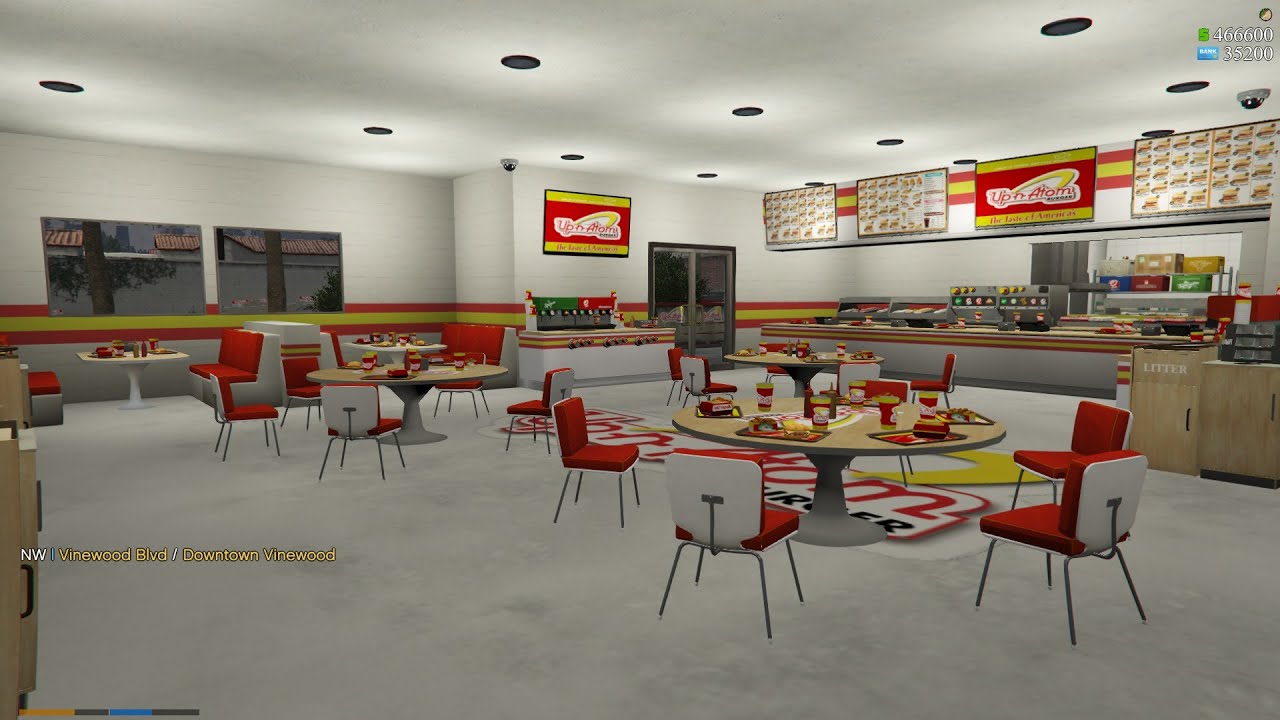 Up-n-Atom-burgershop Mlo [FiveM/Gta5] - YouTube