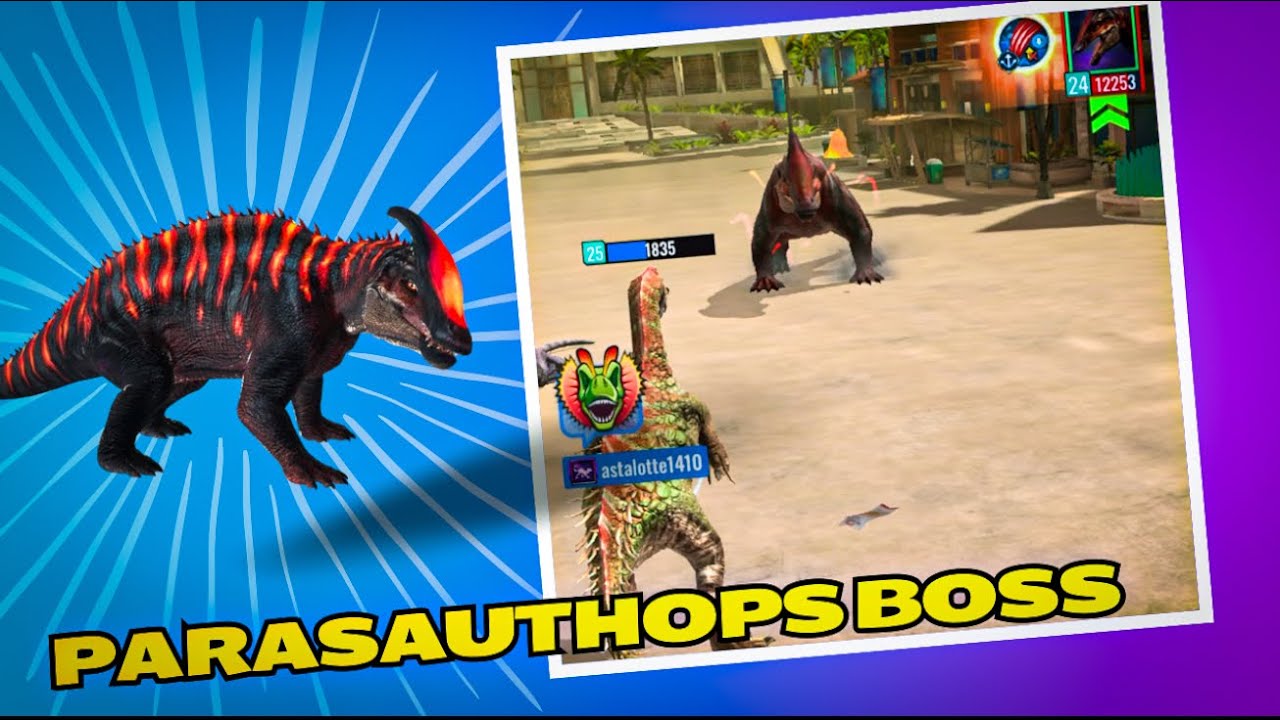 Boss Parasauthops BATTLE IN REAL TIME - YouTube