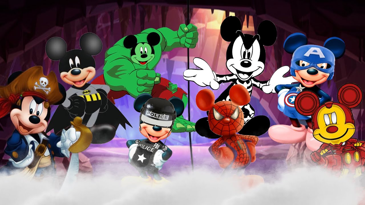 Mickey Mouse Superheroes go Underground and Destroy all the Scary ...