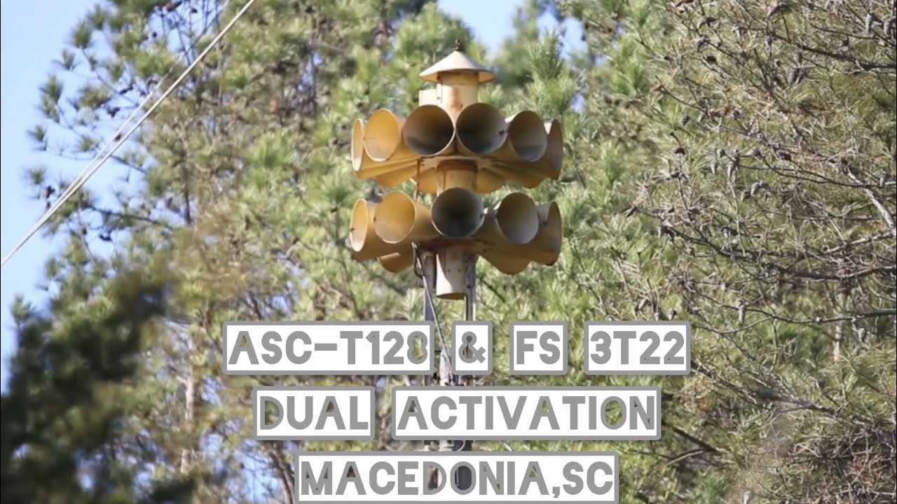 ASC-T128 & FS 3T22 Dual activation | Alert Signal | Macedonia, SC - YouTube