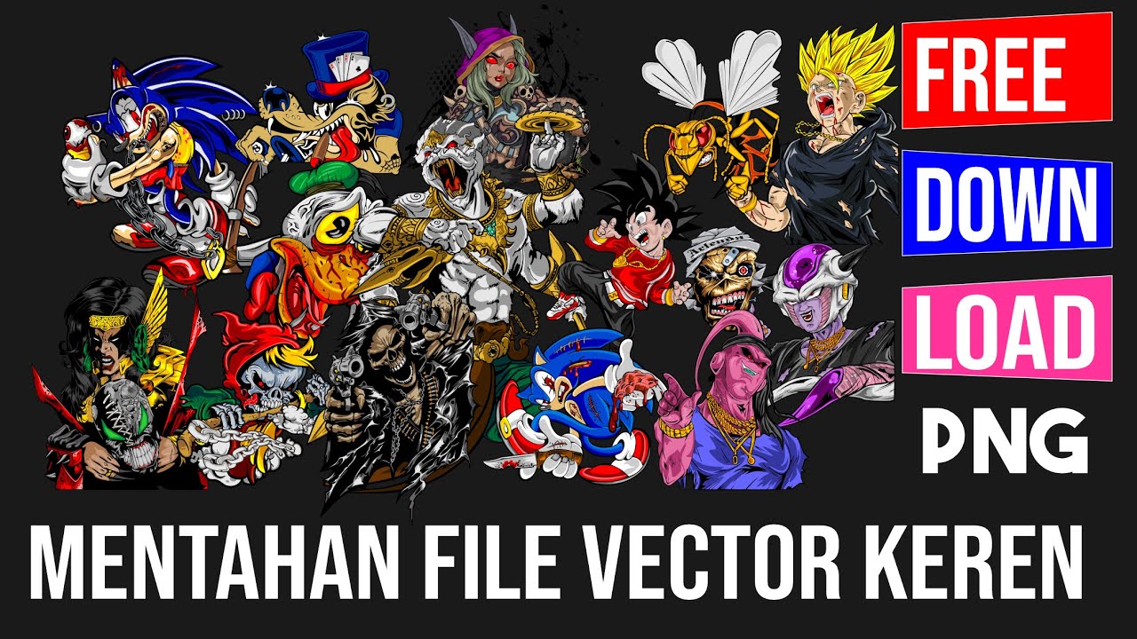 MENTAHAN GAMBAR VECTOR FREE DOWNLOAD - YouTube