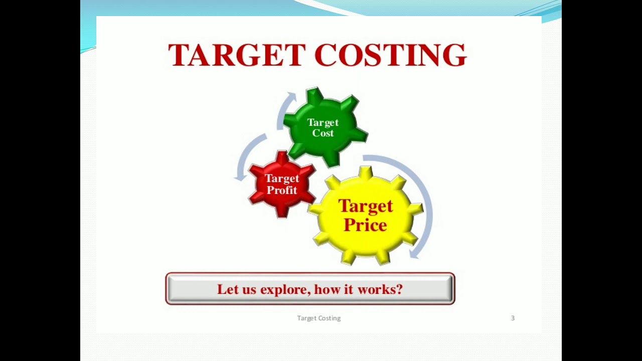Presentation of target costing - YouTube