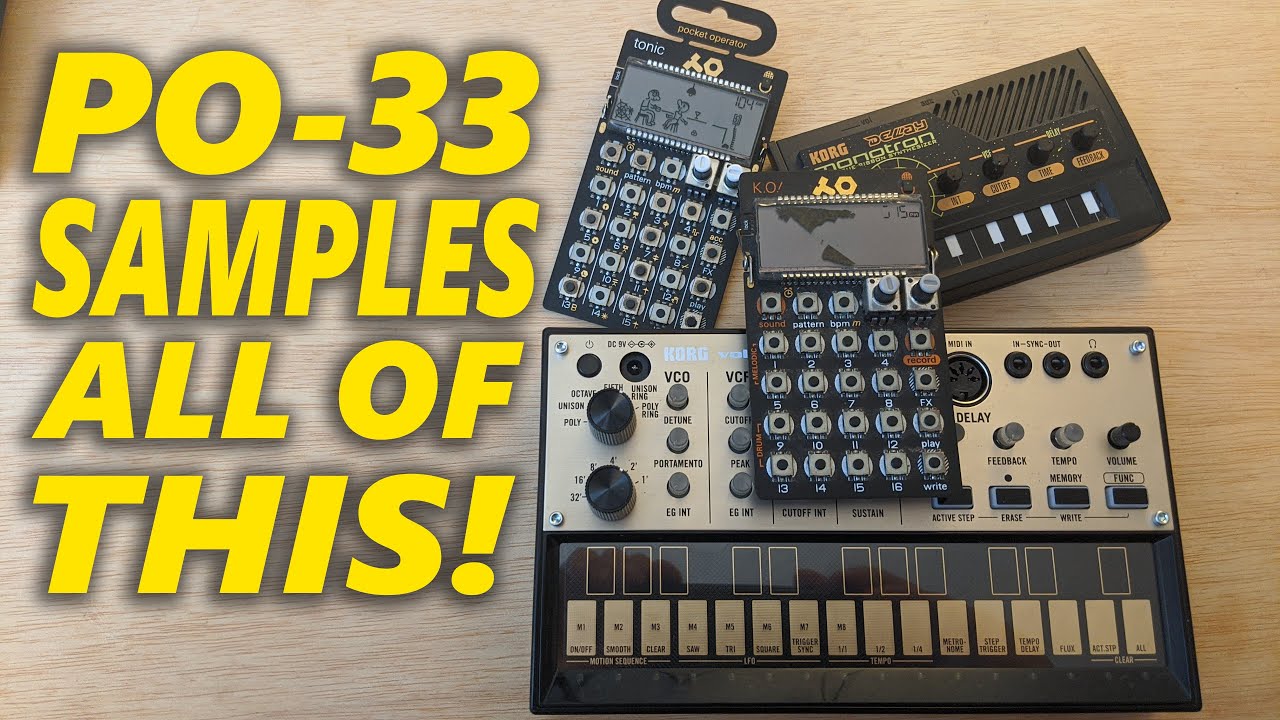 PO-33 with Volca Keys, PO-32, and Monotron Delay! - YouTube