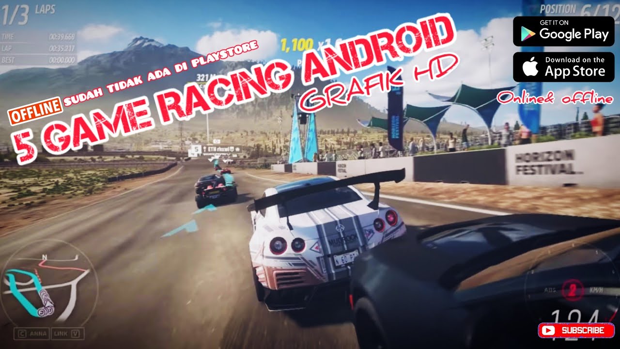5 GAME BALAP GRAFIK HD DI ANDROID SIZE BERUSAHAT #gameoffline # ...