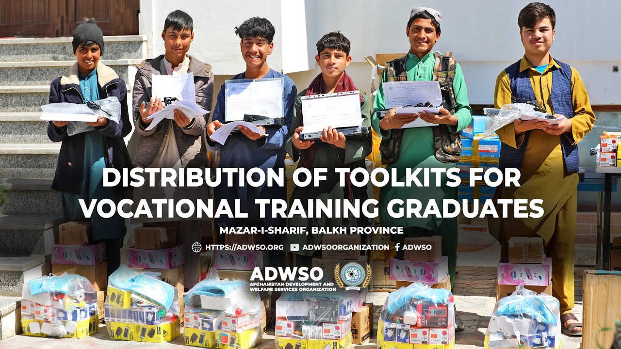 Distribution of Toolkits to Vocational Training Graduates. - YouTube