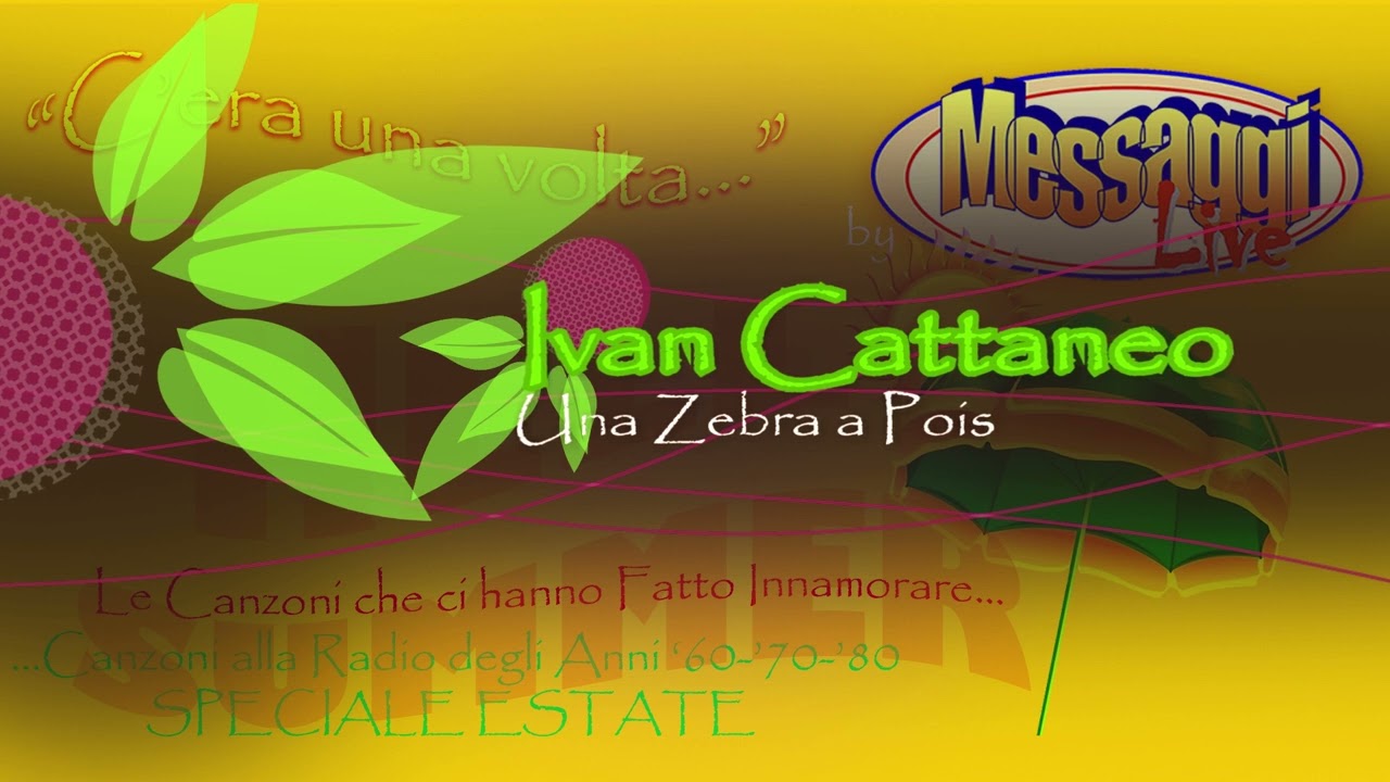 Una zebra a pois - Ivan Cattaneo - YouTube