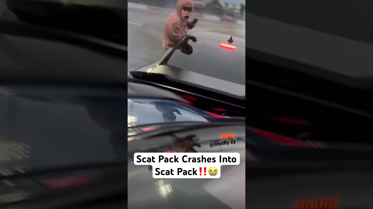 Scat Packs Crash Into Each Other on Drift Track! (Indiana Car Meet ...