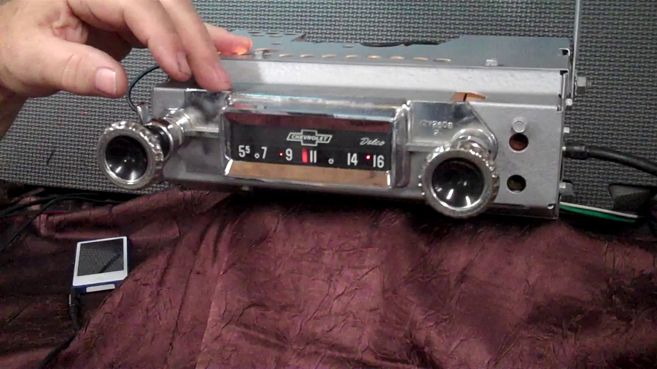 1960-63 Chevy C10 truck original AM radio - YouTube