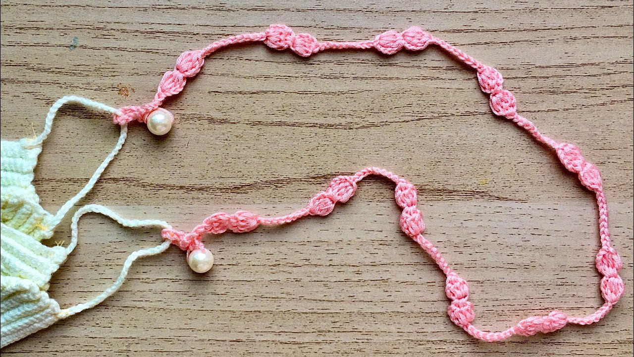 Crochet Mask Holder | CROCHET Mask Strap pattern | Pikky DIY - YouTube