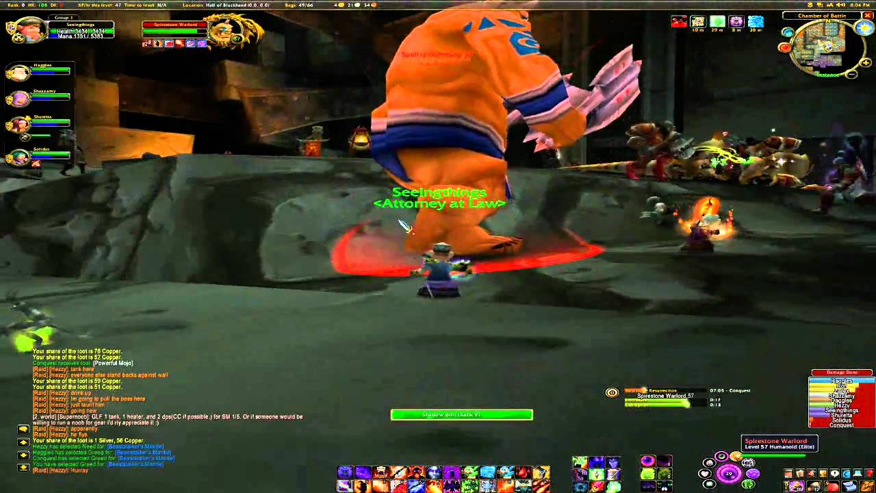 Ancient Azeroth Private Server - Fight Agaisnt Overlord Wyrmthalak ...