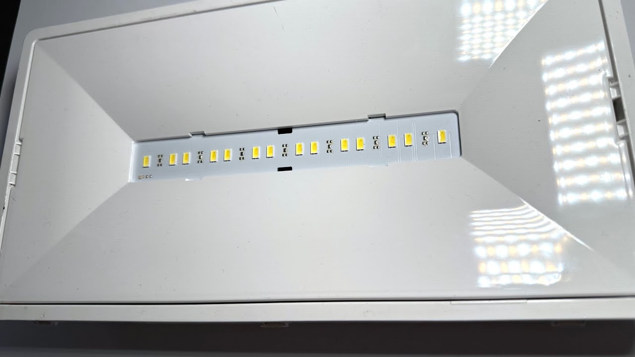 Disassembly of the large LED light with motion sensor - YouTube