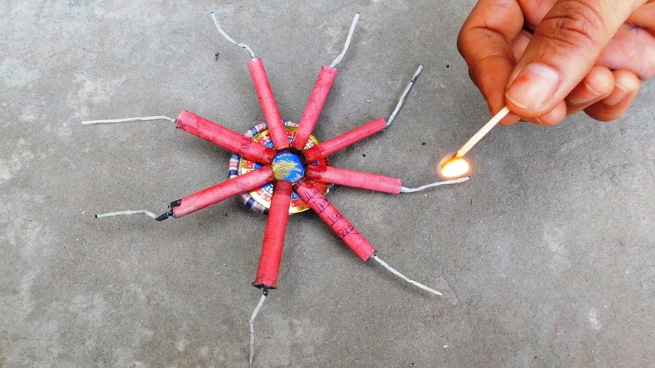 Bijli Bomb And Chakri Crackers Science Experiments - YouTube