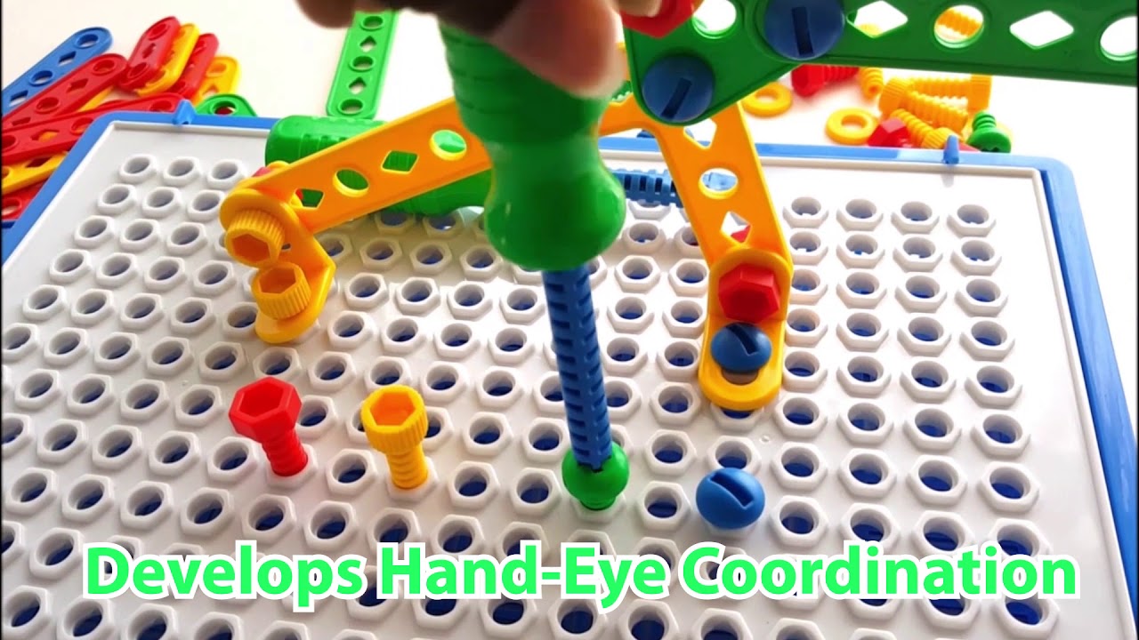 Skoolzy Educational Preschool Building Toys - 97pc Kids Construction ...