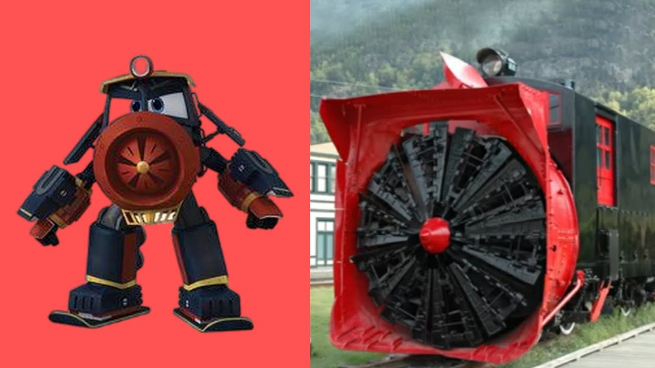 Robot train in real life || kereta robot dalam kehidupan nyata #trains ...