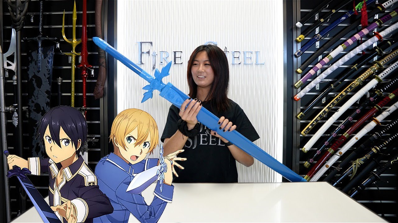 Unboxing Kirito and Eugeo's "Blue Rose Sword" from Sword Art Online ...