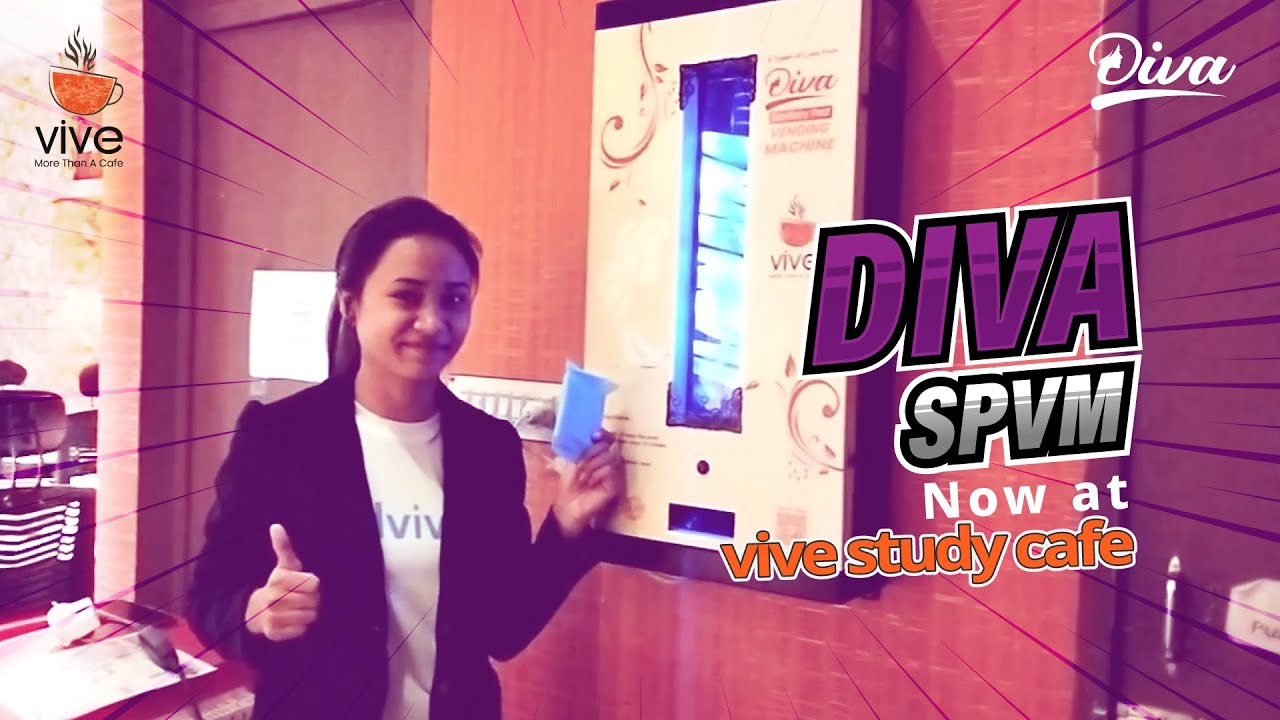 Push Button Based Sanitary Pad Vending Machine at Vive Study Cafe Dhaka ...