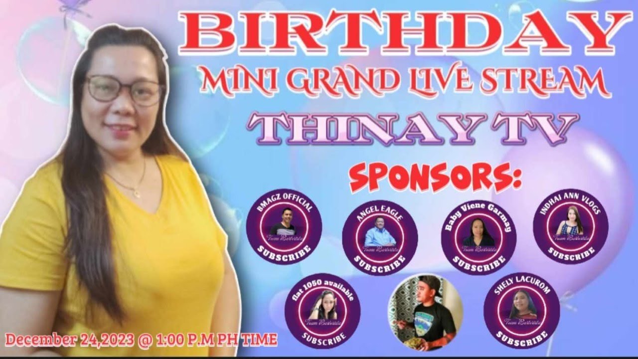 It's my BIRTHDAY ||Thank You Lord For The Gift Of LIFE ||Thinay Tv - YouTube