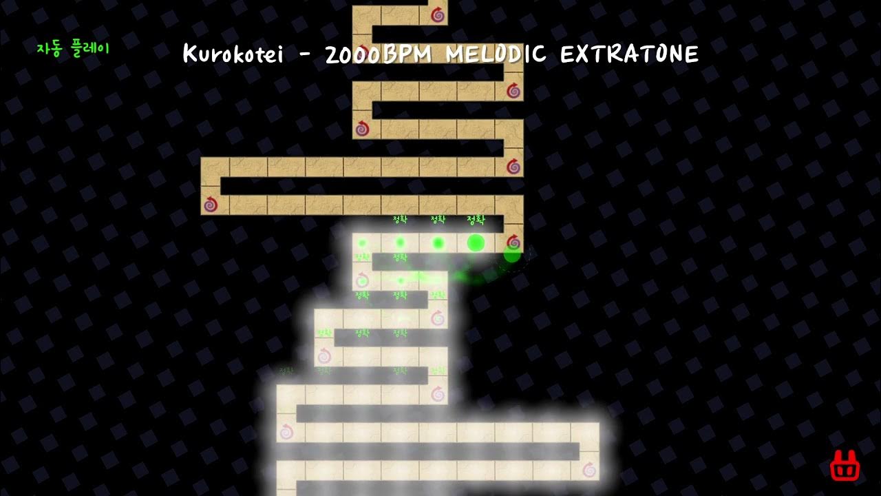 [ADOFAI] Kurokotei - 2000BPM MELODIC EXTRATONE - YouTube