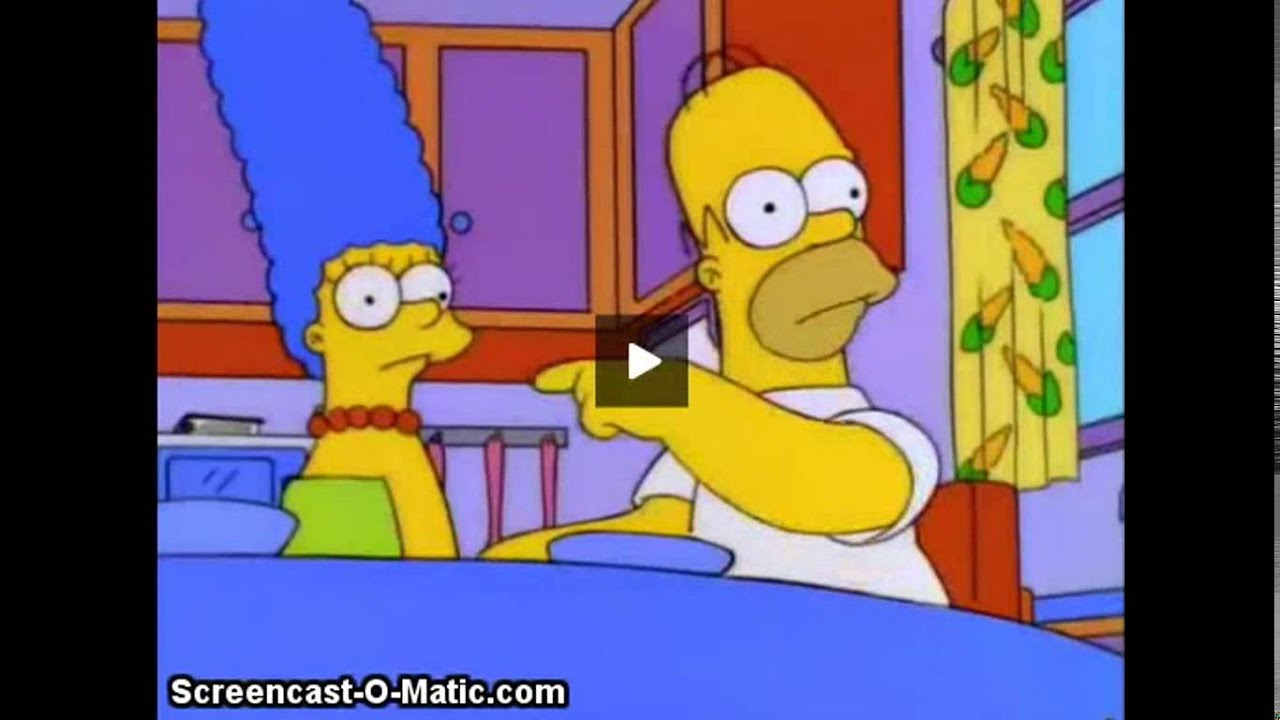 The Simpsons Funniest reaction ever NOOOO LOL - YouTube