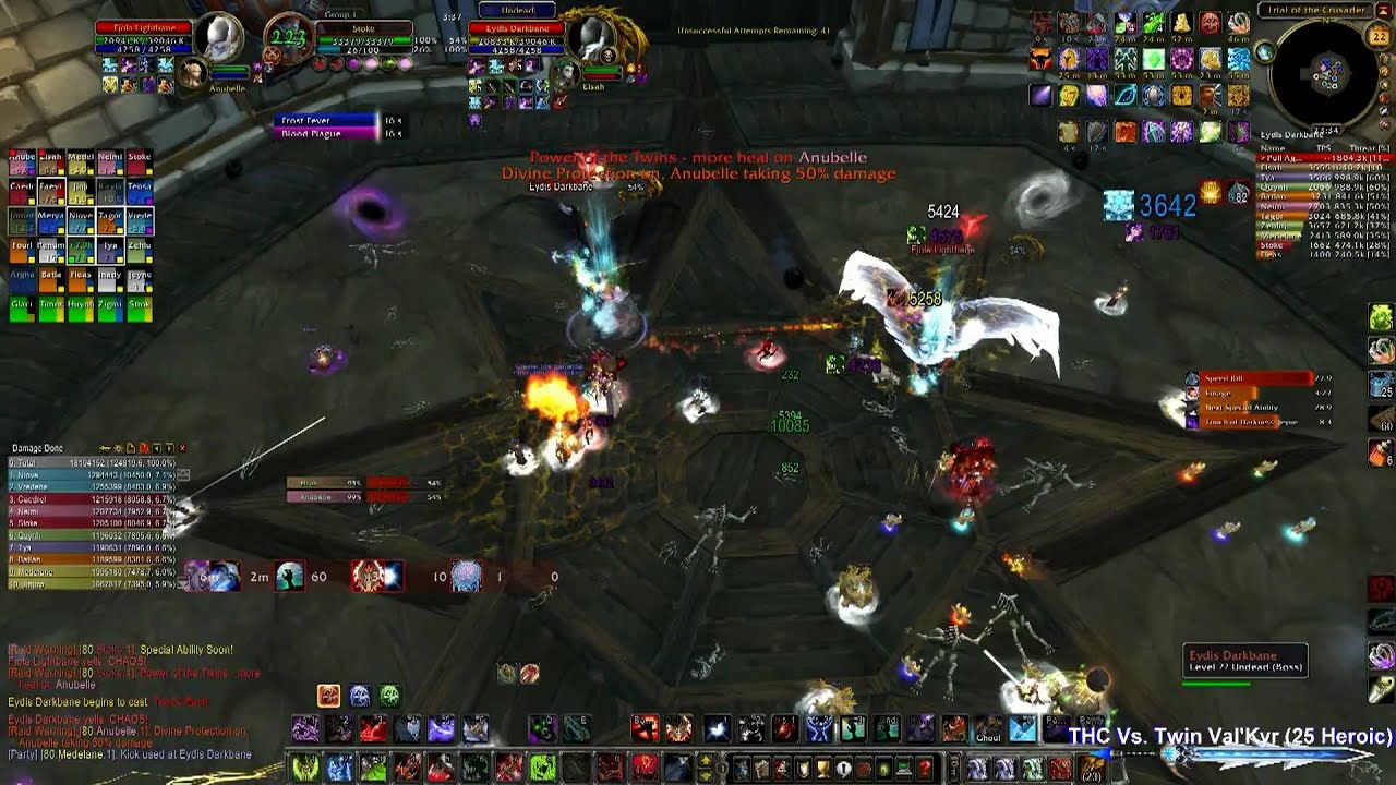 The Hungering Cold Vs. Twin Val'Kyr (25 Heroic) - YouTube