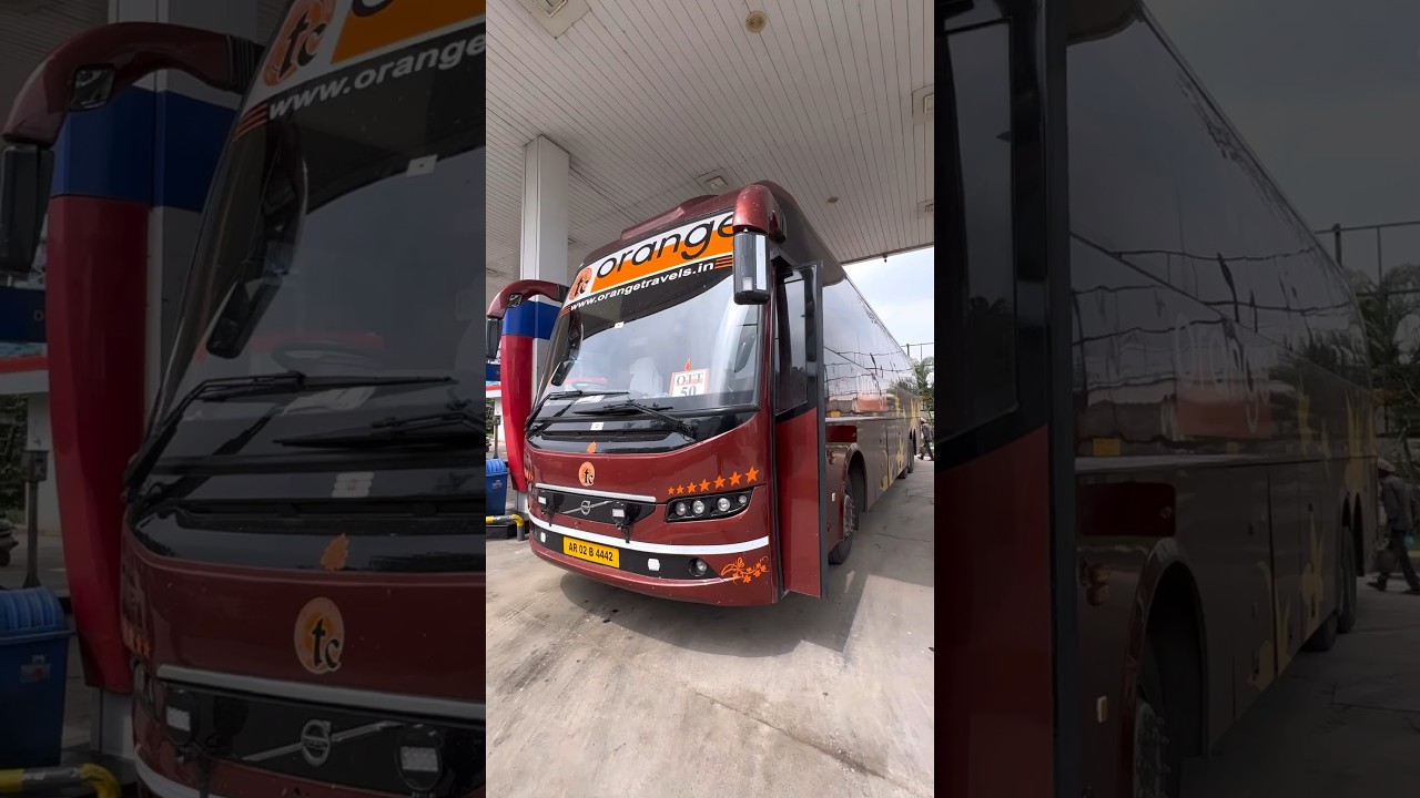 Bus fuel full tank 450 liters #shorts - YouTube