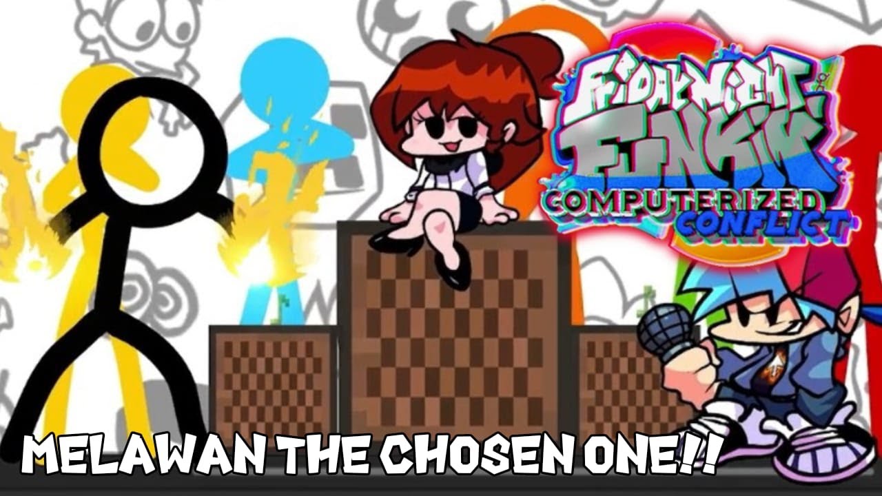 Melawan The Chosen One!! | Friday Night Funkin':Computerized Conflict ...