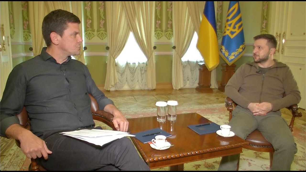 Інтервʼю Володимира Зеленського журналісту грецького суспільного ...