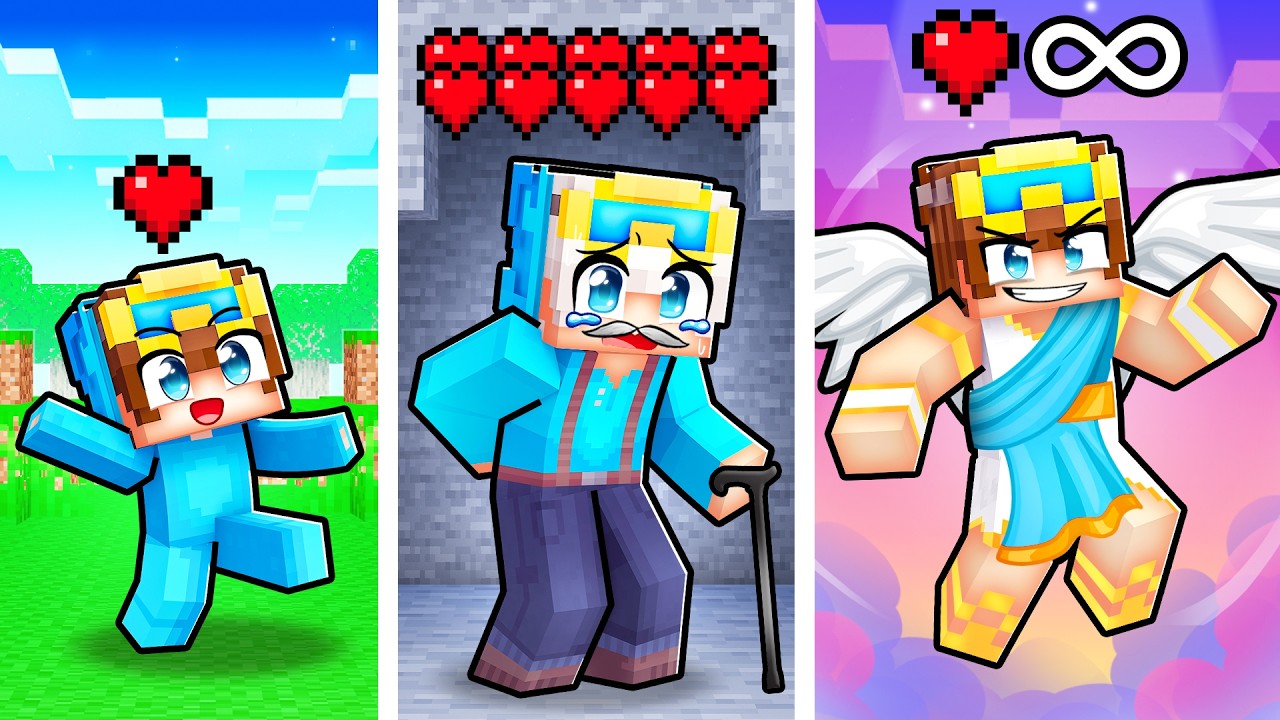 BIRTH to IMMORTAL in Minecraft! - YouTube